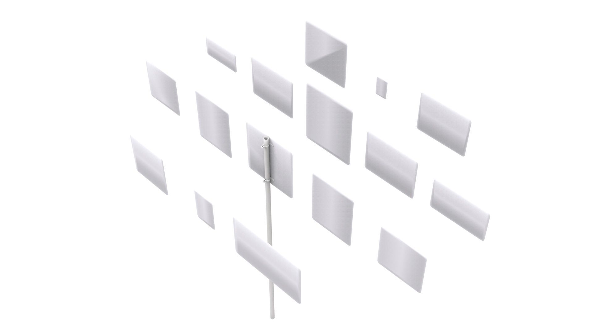 Road Sign US R5 Series Exclusionary 3D model | CGTrader