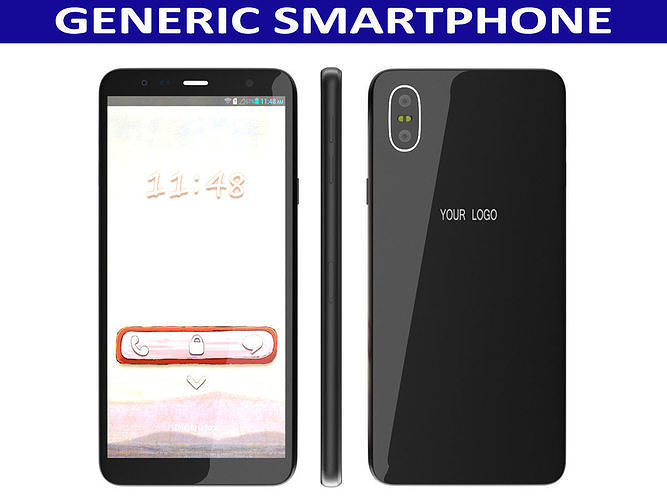 Generic Smartphone 3D model | CGTrader