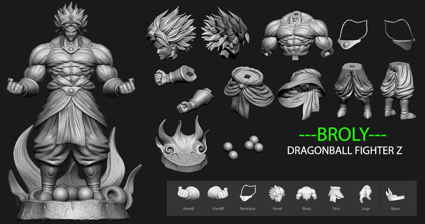 10 FILES DRAGON BALL COLLECTION 3D model 3D printable | CGTrader