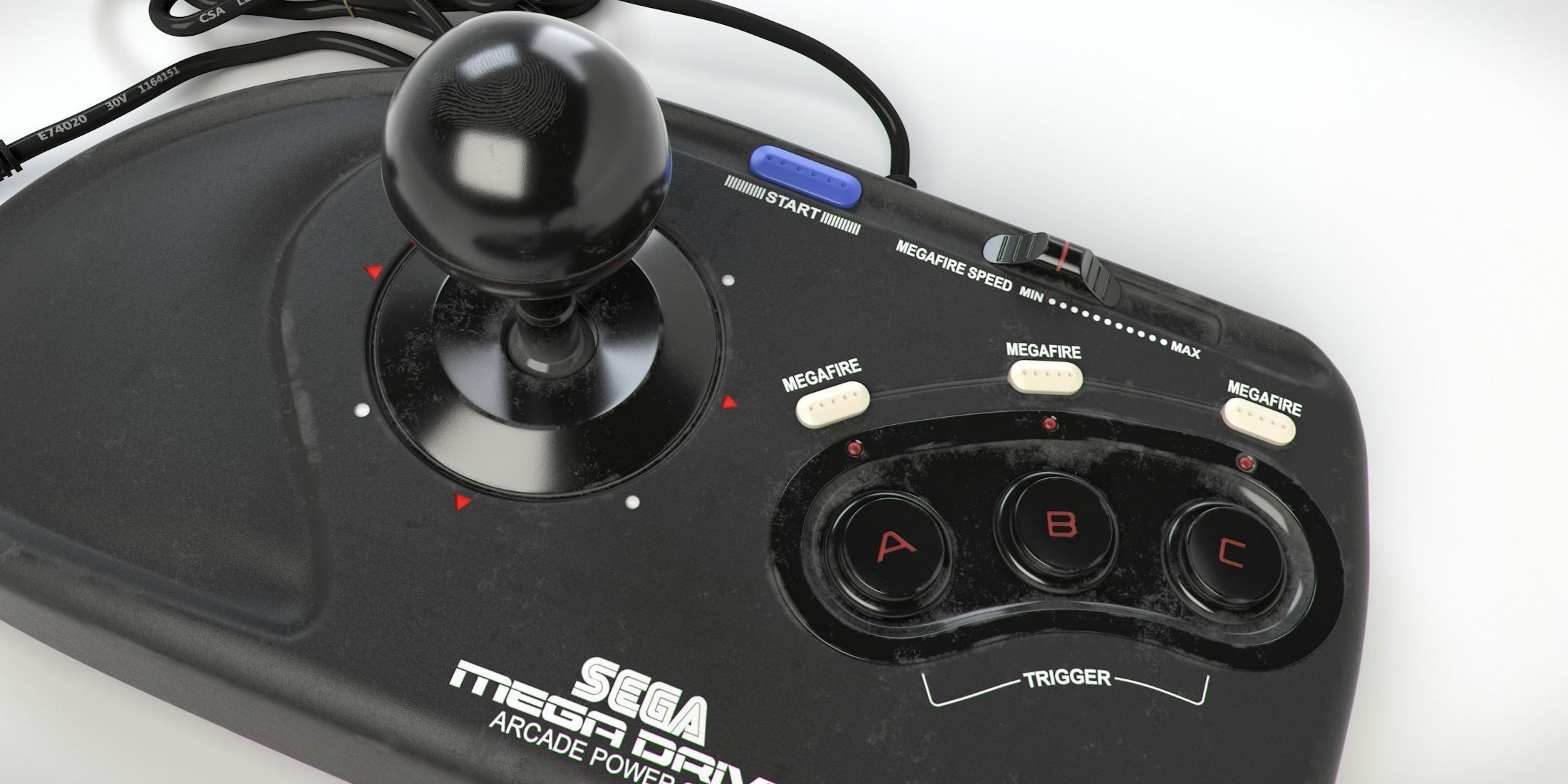 SEGA Arcade Power Stick 3D model | CGTrader
