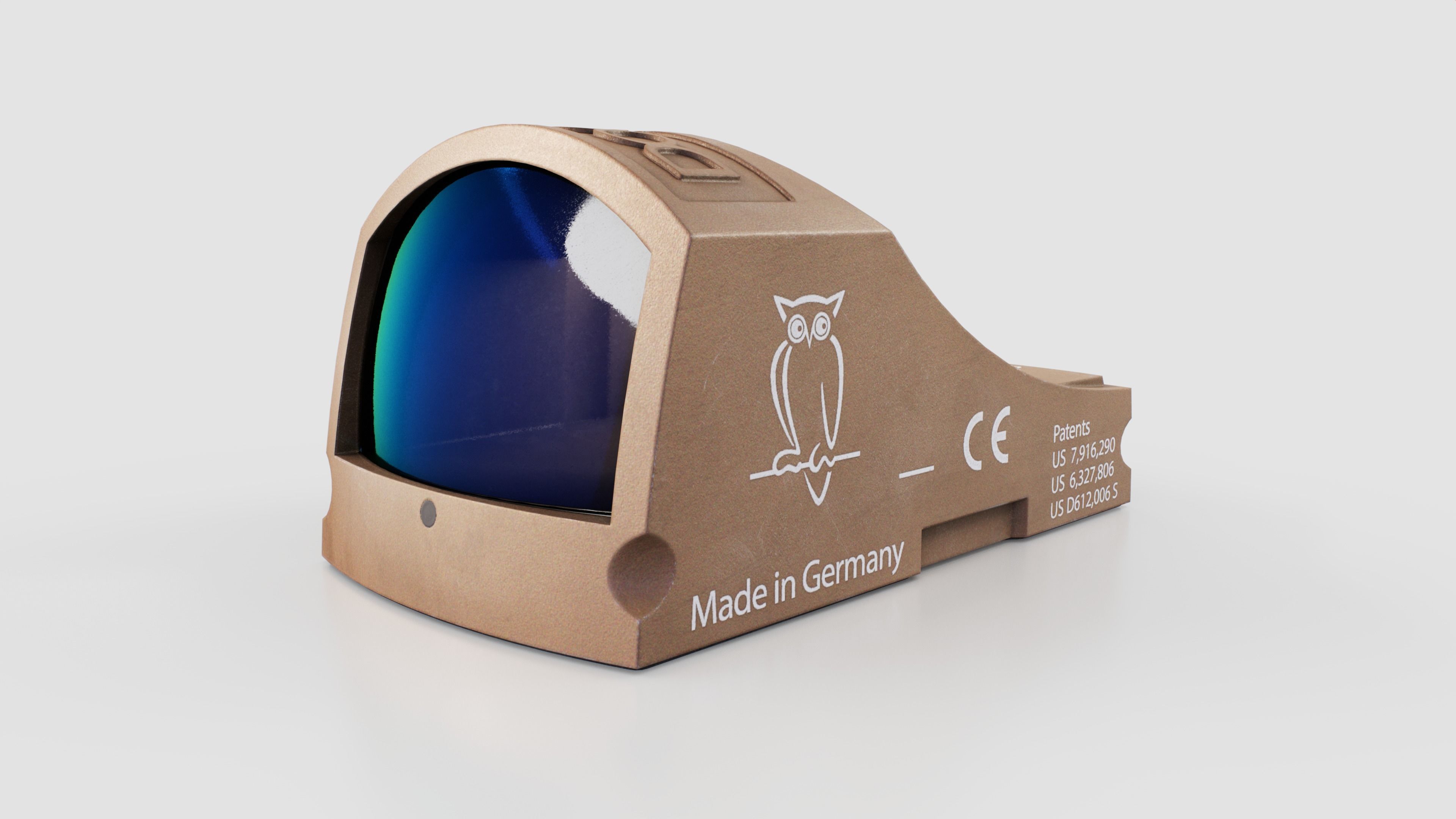 3D model Docter Sight C Miniature Reflex Sight VR / AR / low-poly ...