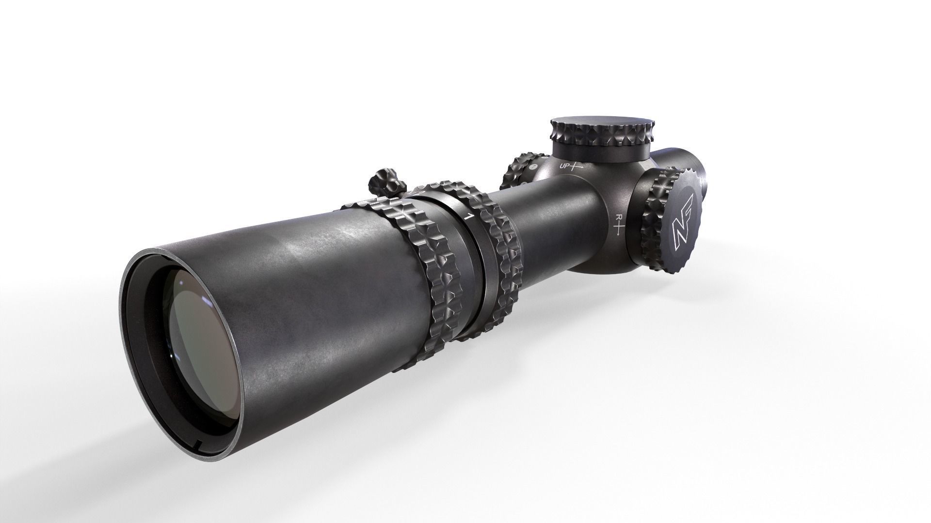 3D model Nightforce ATACR 1-8x24 F1 Low Power Variable Optic VR / AR ...