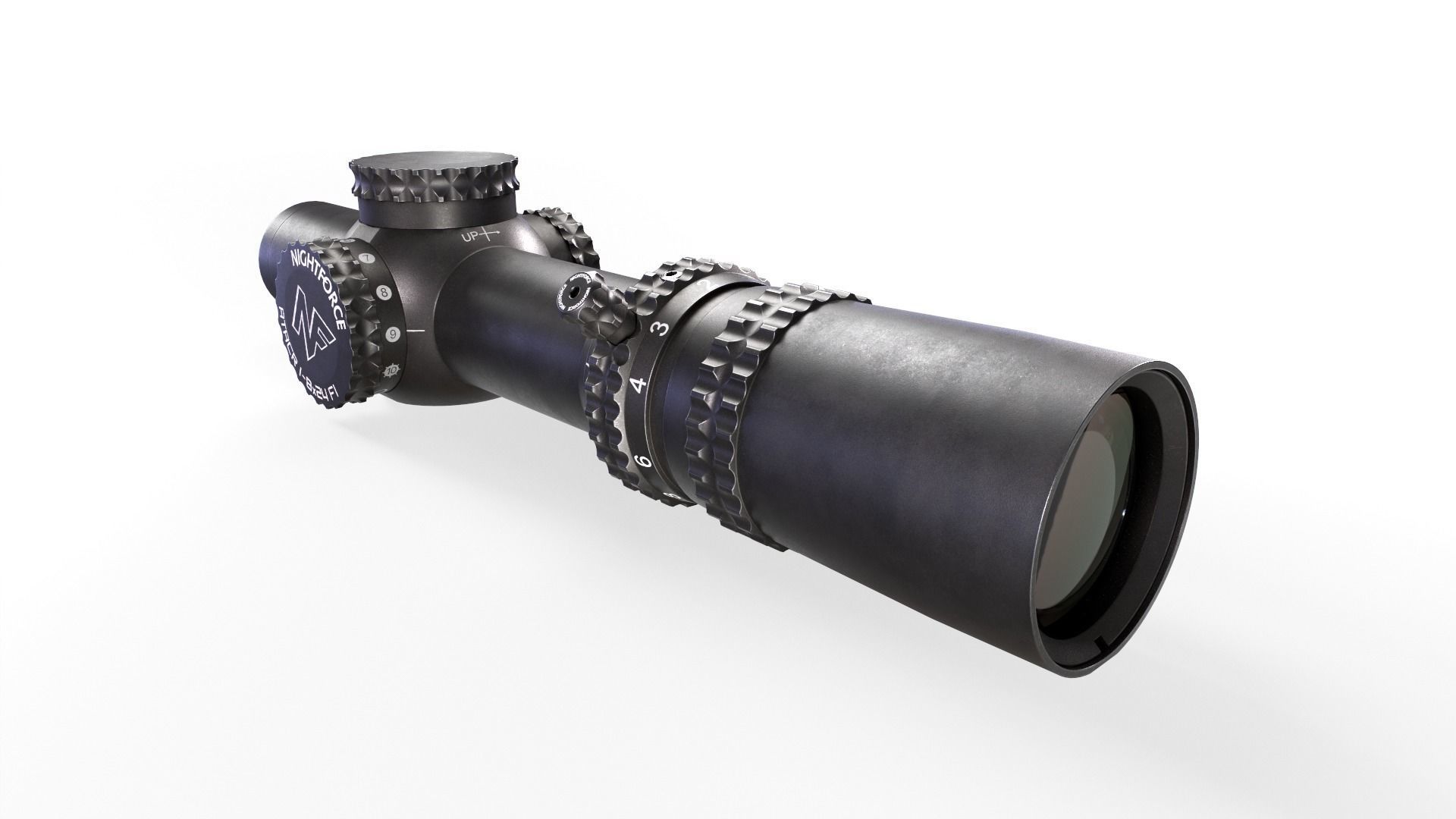 3D model Nightforce ATACR 1-8x24 F1 Low Power Variable Optic VR / AR ...