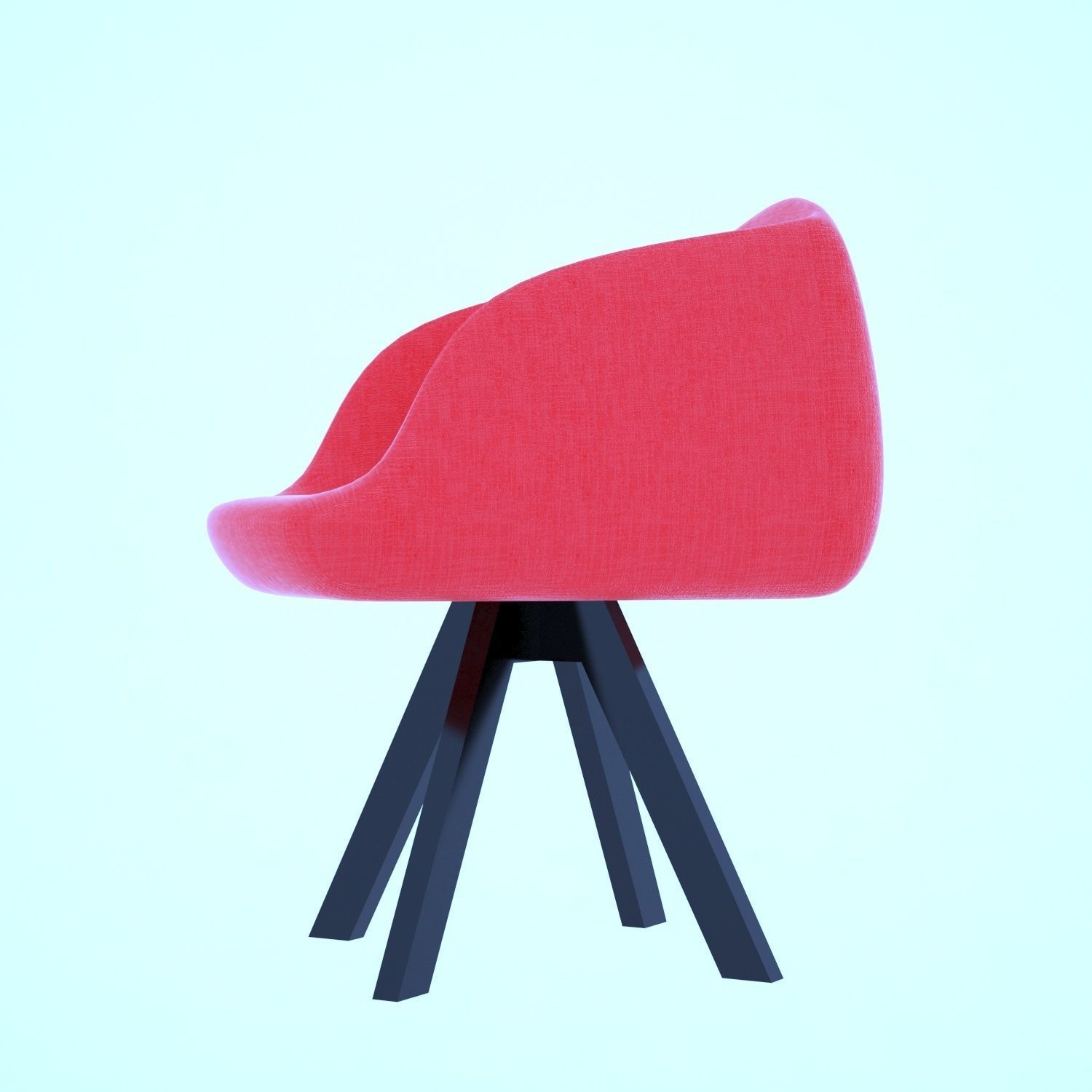Armchair Low-poly 3D model 3D model | CGTrader