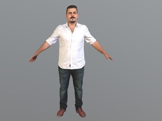 Rt045 - Male T-Pose A-Pose 3D model | CGTrader