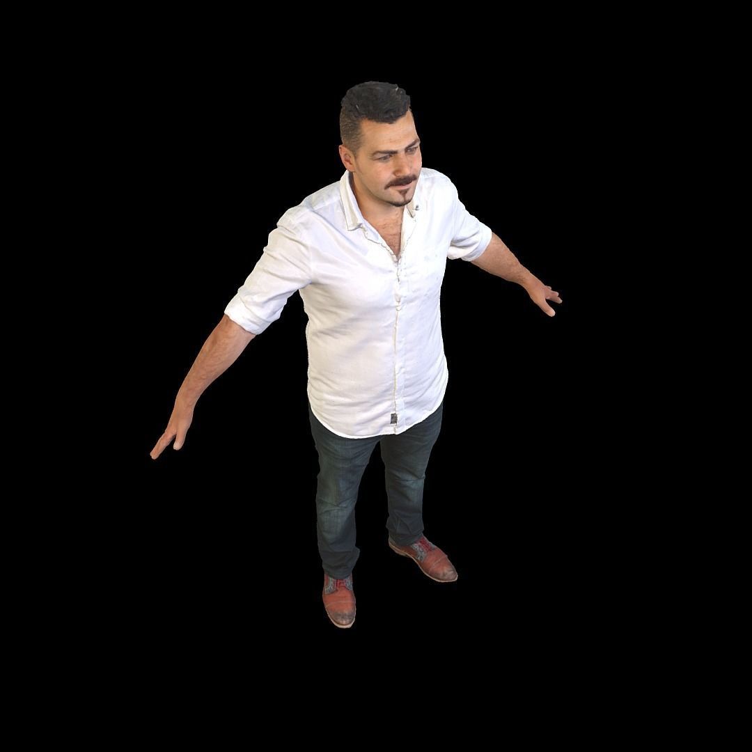 Rt045 - Male T-Pose A-Pose 3D model | CGTrader