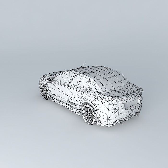 Proton Saga 2013 Concept GTi free 3D model | CGTrader