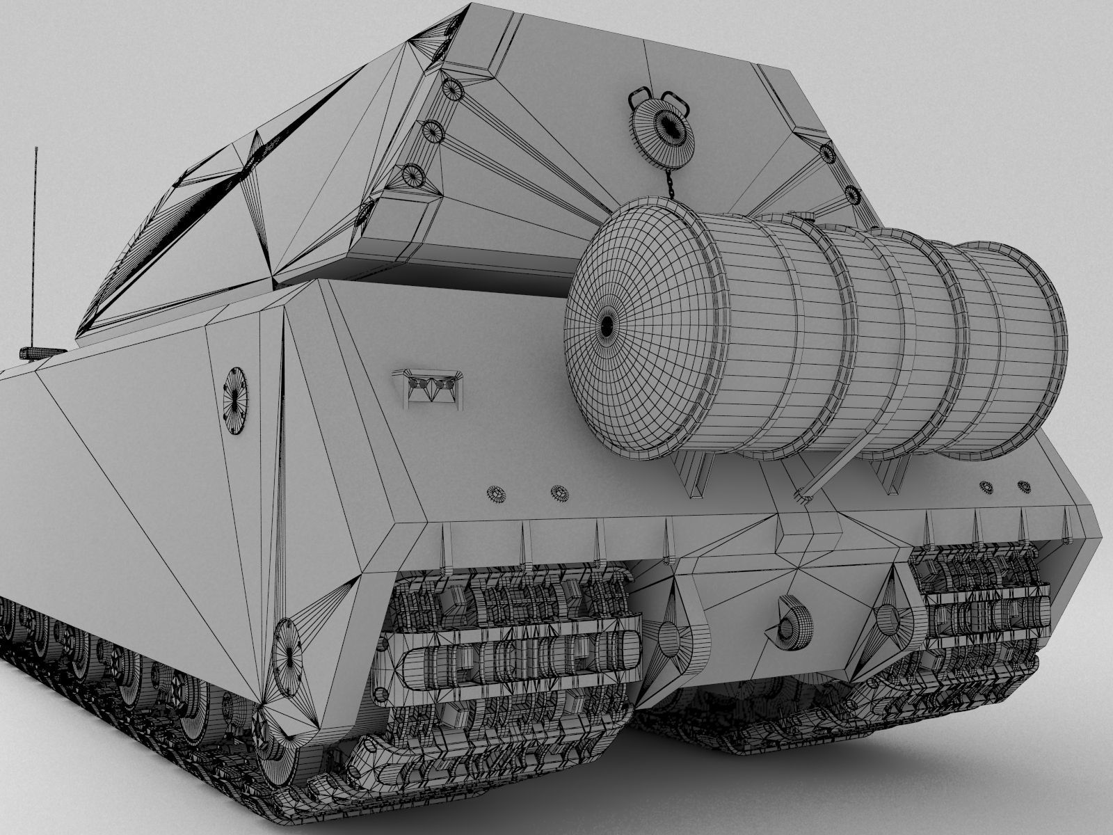 Maus German tank 3D Model MAX OBJ 3DS FBX - CGTrader.com