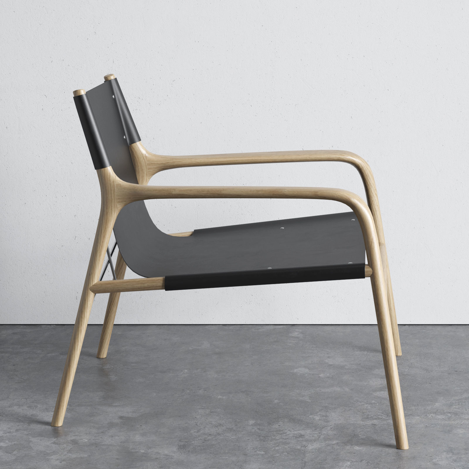 Bolia Soul lounge chair 3D model | CGTrader