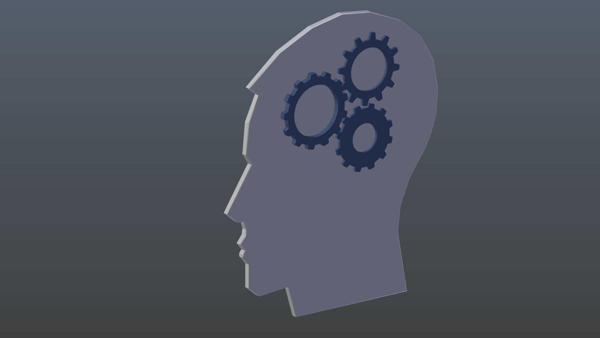 Low poly brain symbol 36 free VR / AR / low-poly 3D model | CGTrader