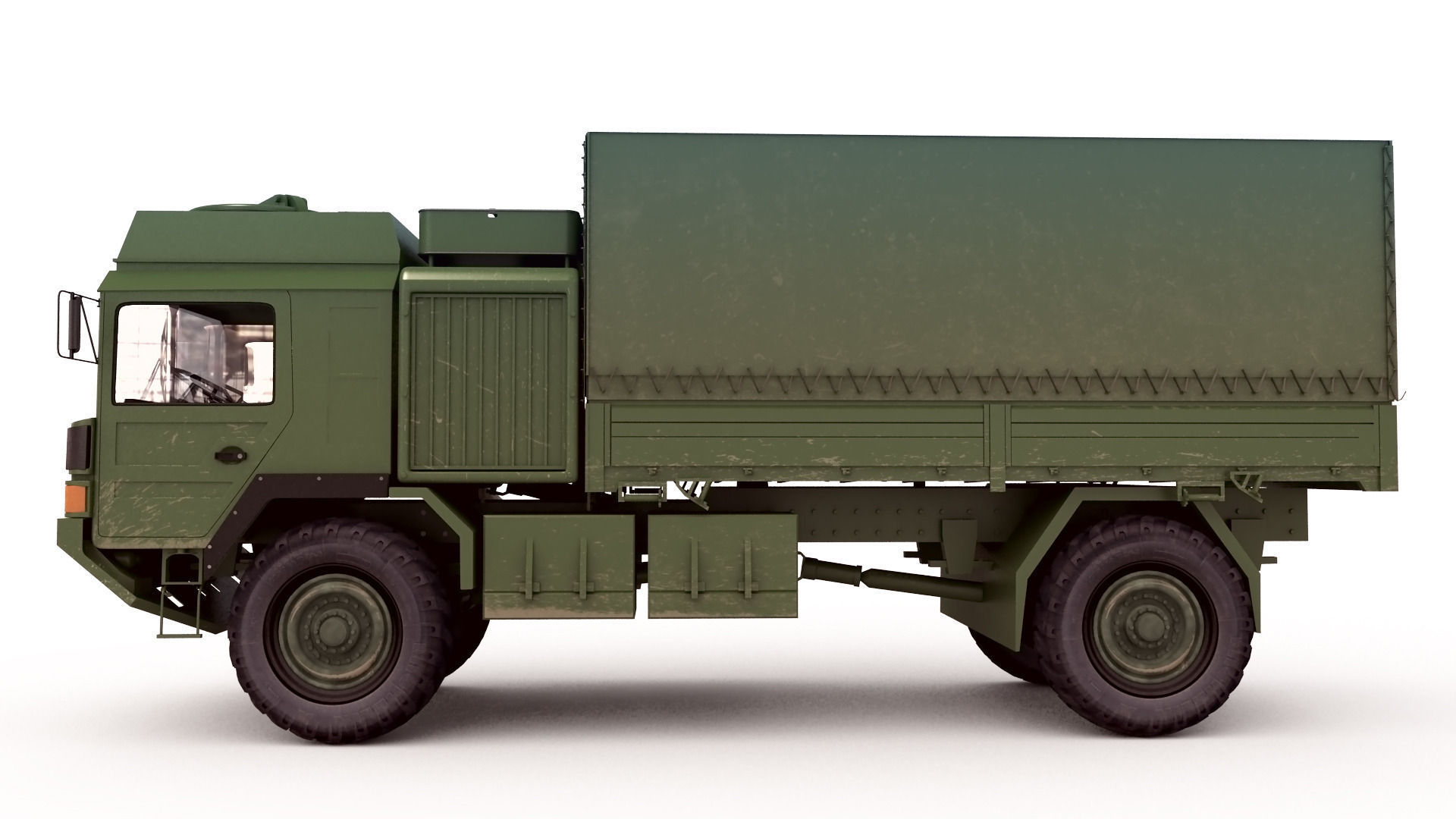 Man Military Truck 3D model | CGTrader