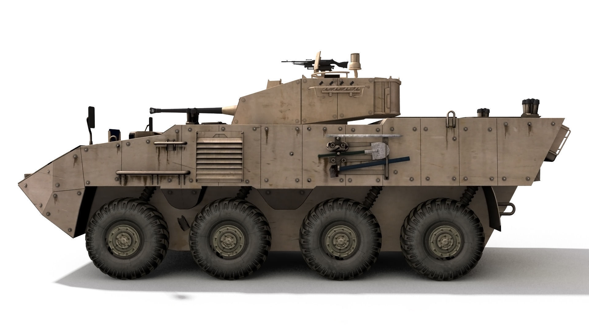 Pandur 2 3D model | CGTrader