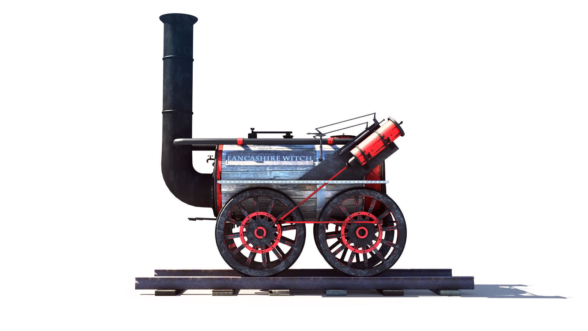 Lancashire Witch Train 3D model | CGTrader