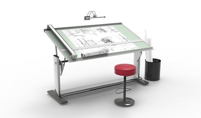 Drafting machine 3D model | CGTrader
