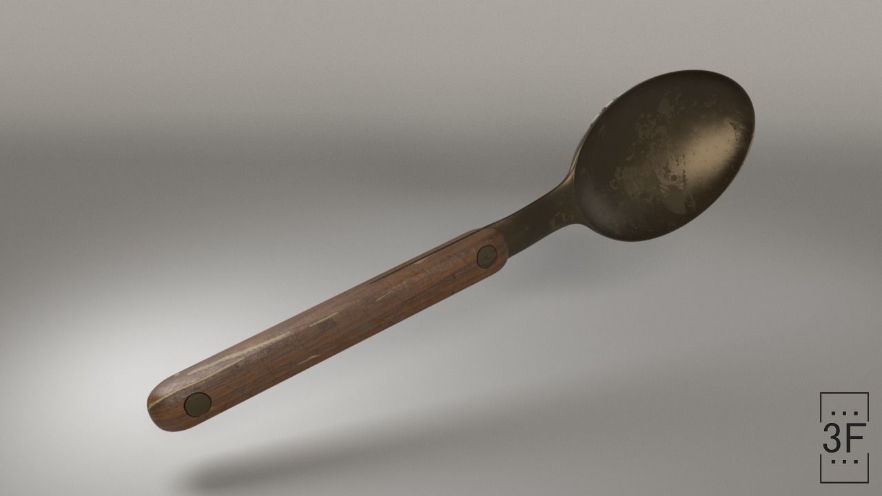 3D model Spoon PBR low poly VR / AR / low-poly | CGTrader