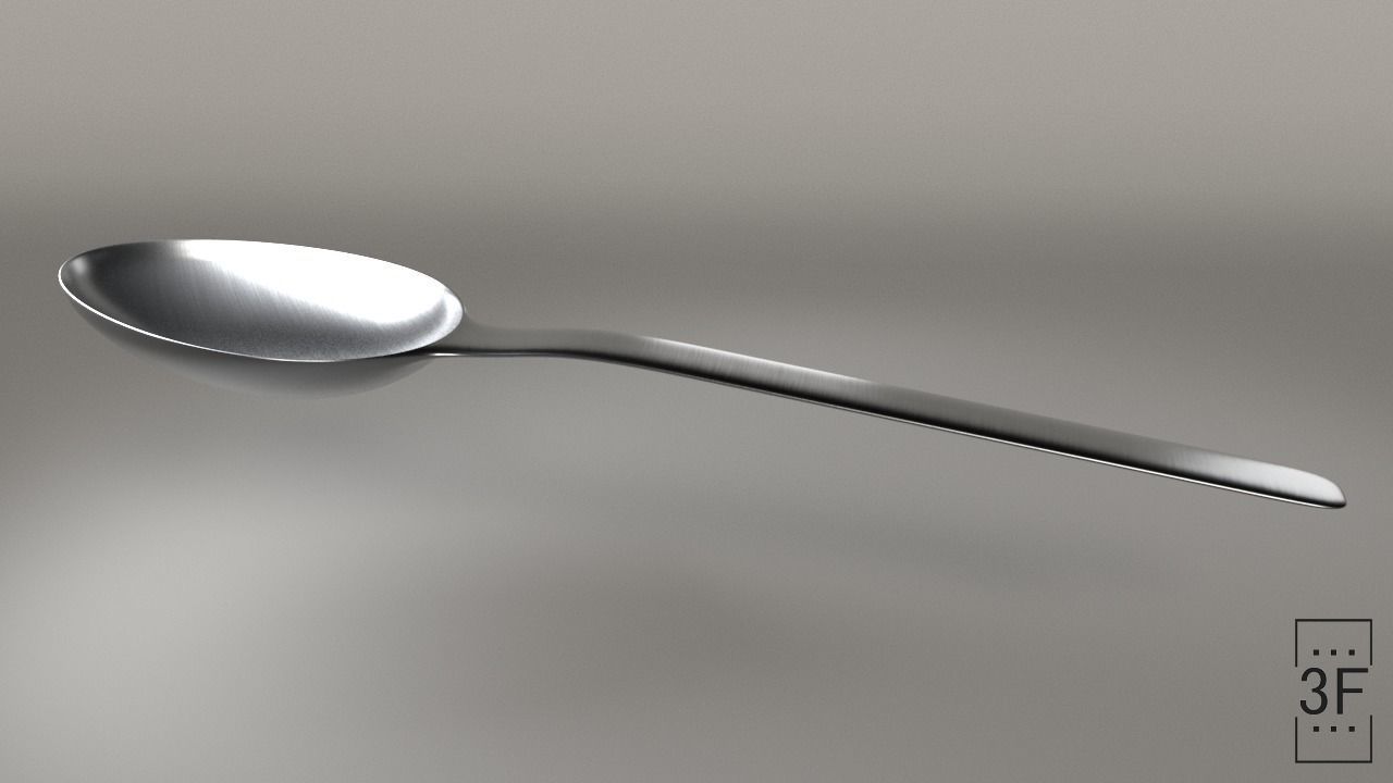 3D model Spoon PBR low poly VR / AR / low-poly | CGTrader