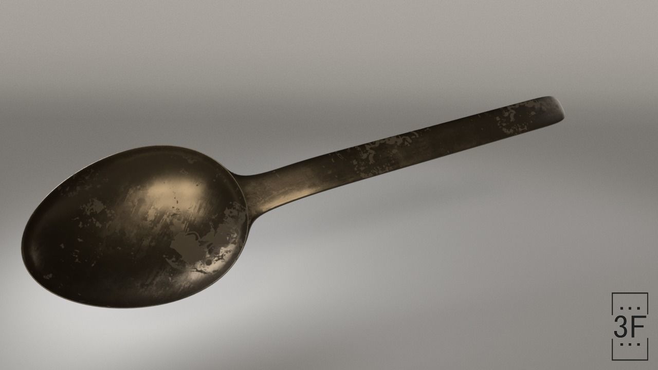 3D model Spoon PBR low poly VR / AR / low-poly | CGTrader