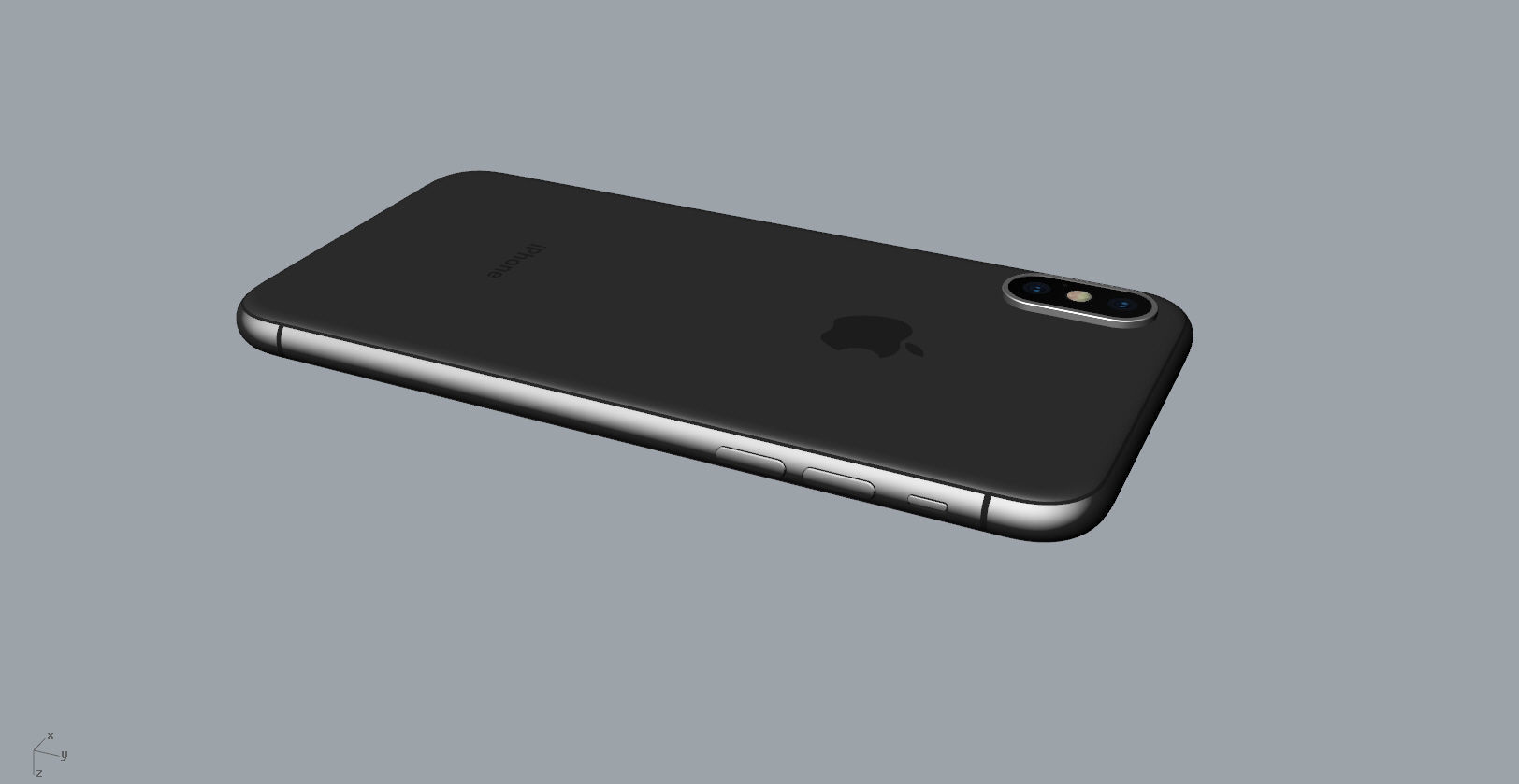 Realistic iphone X 3D model 3D printable | CGTrader