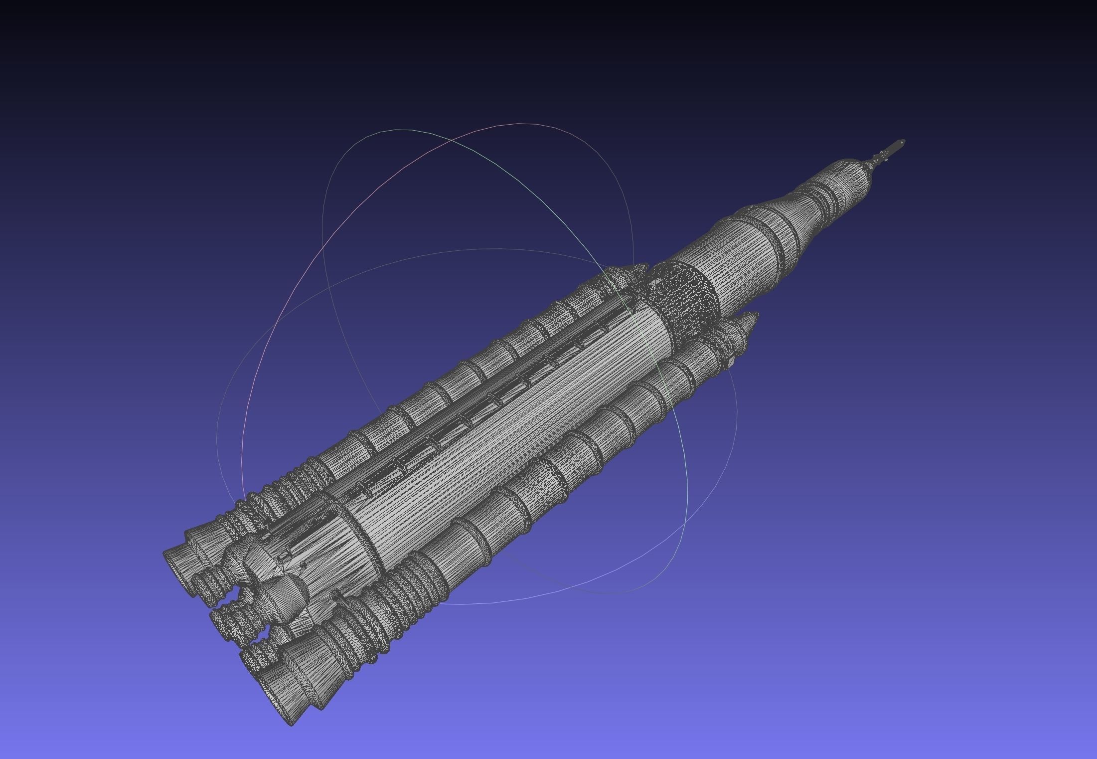 NASA SLS Block 1 Printable Rocket Model 3D model 3D printable | CGTrader