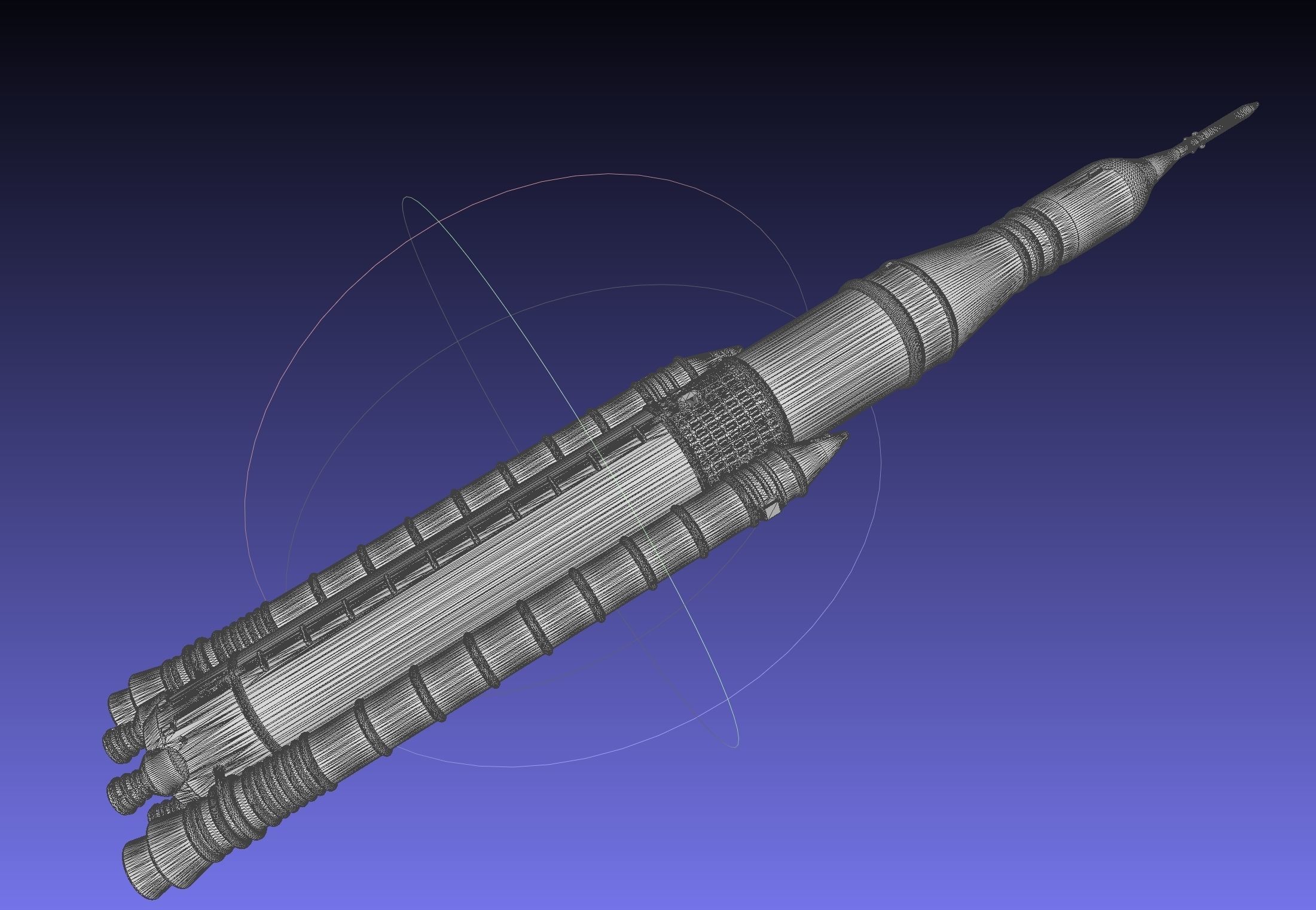 NASA SLS Block 1 Printable Rocket Model 3D model 3D printable | CGTrader