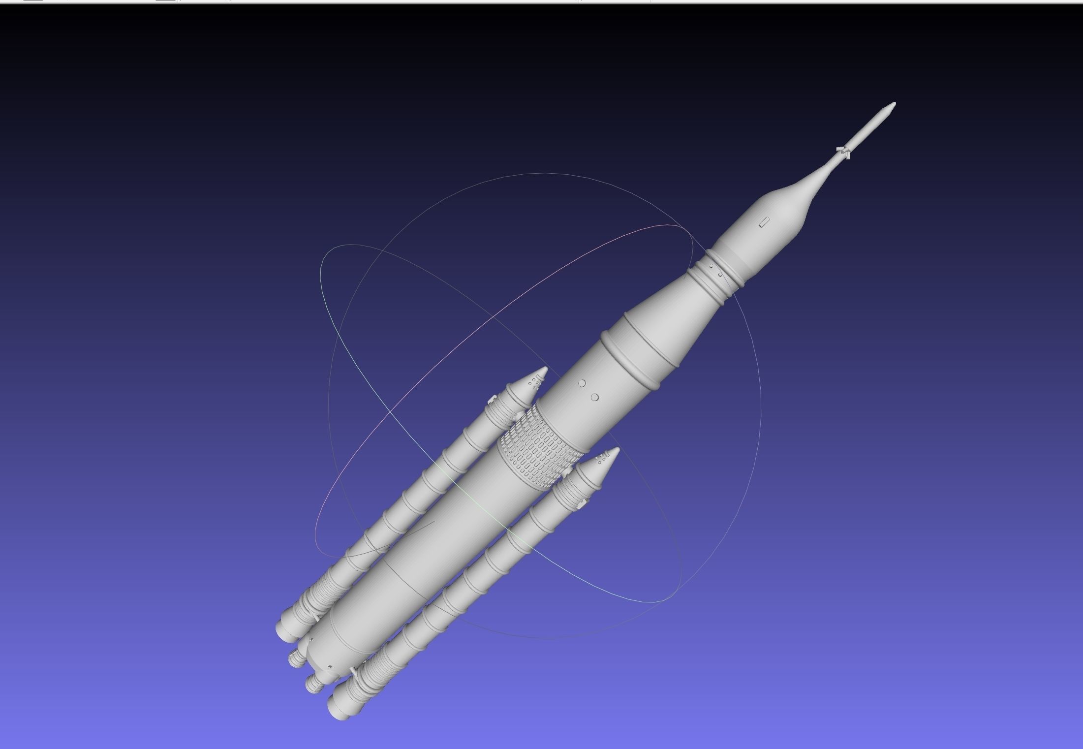 NASA SLS Block 1 Printable Rocket Model 3D model 3D printable | CGTrader