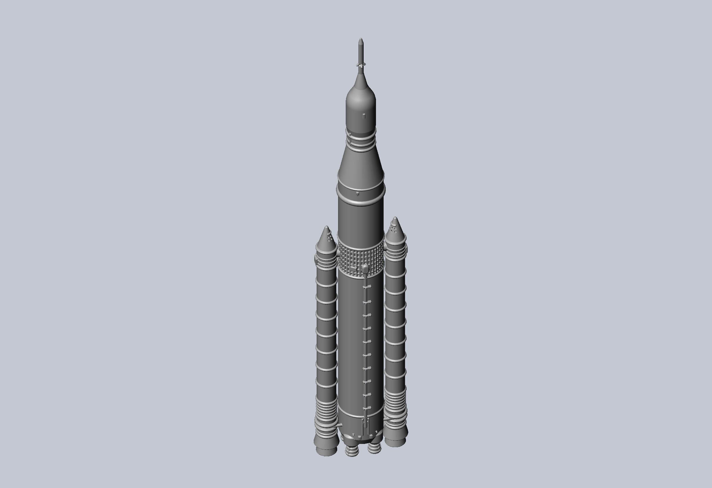 NASA SLS Block 1 Printable Rocket Model 3D model 3D printable | CGTrader