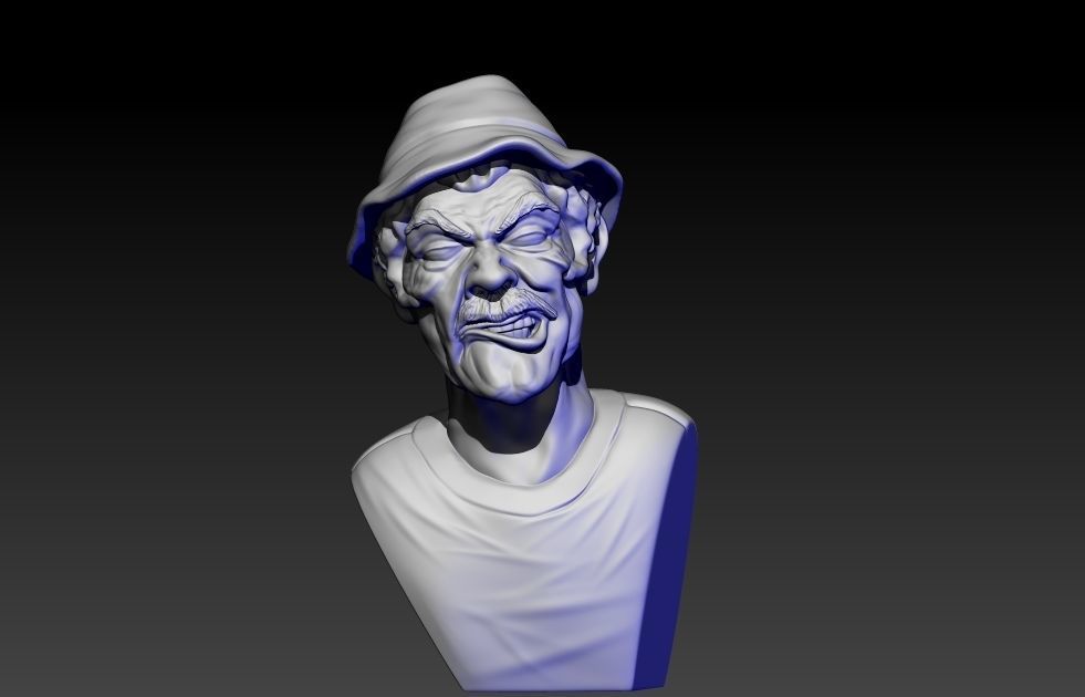 Don Ramon Seu Madruga - Pose 2 3D model 3D printable | CGTrader