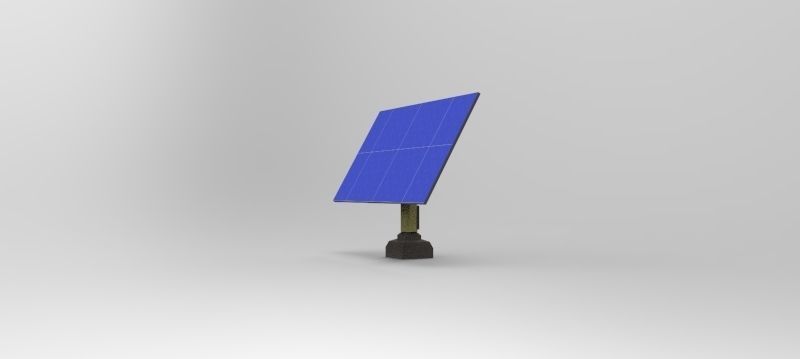 Solar Panel - Poly free VR / AR / low-poly 3D model | CGTrader