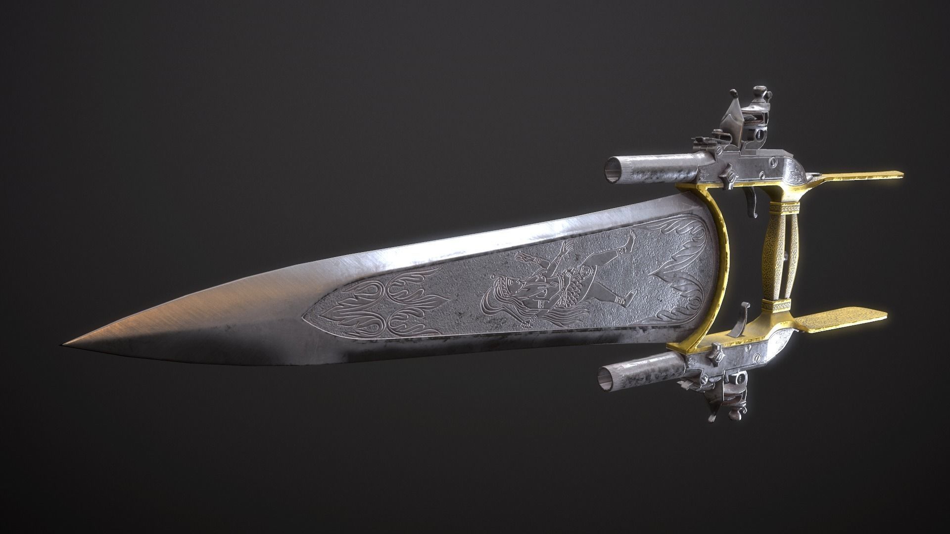 Collection of Flintlock Katars | CGTrader