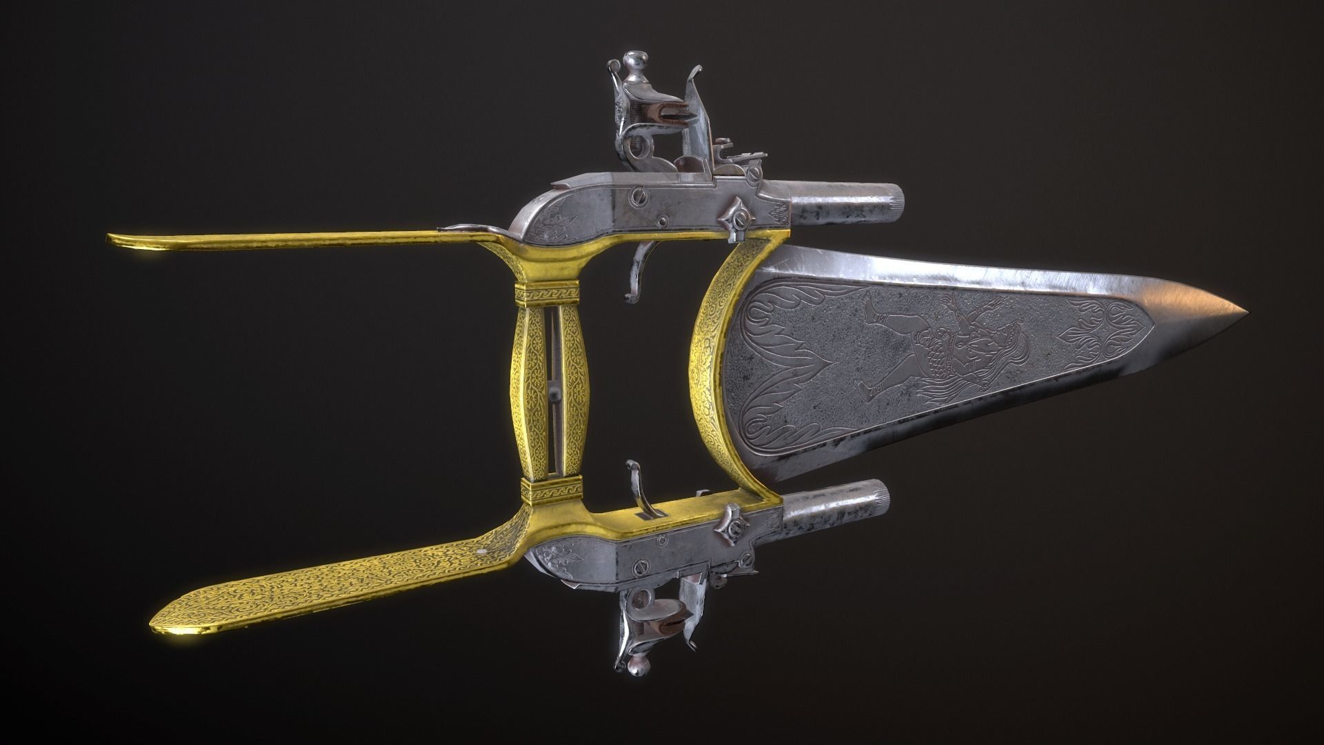 Collection of Flintlock Katars | CGTrader