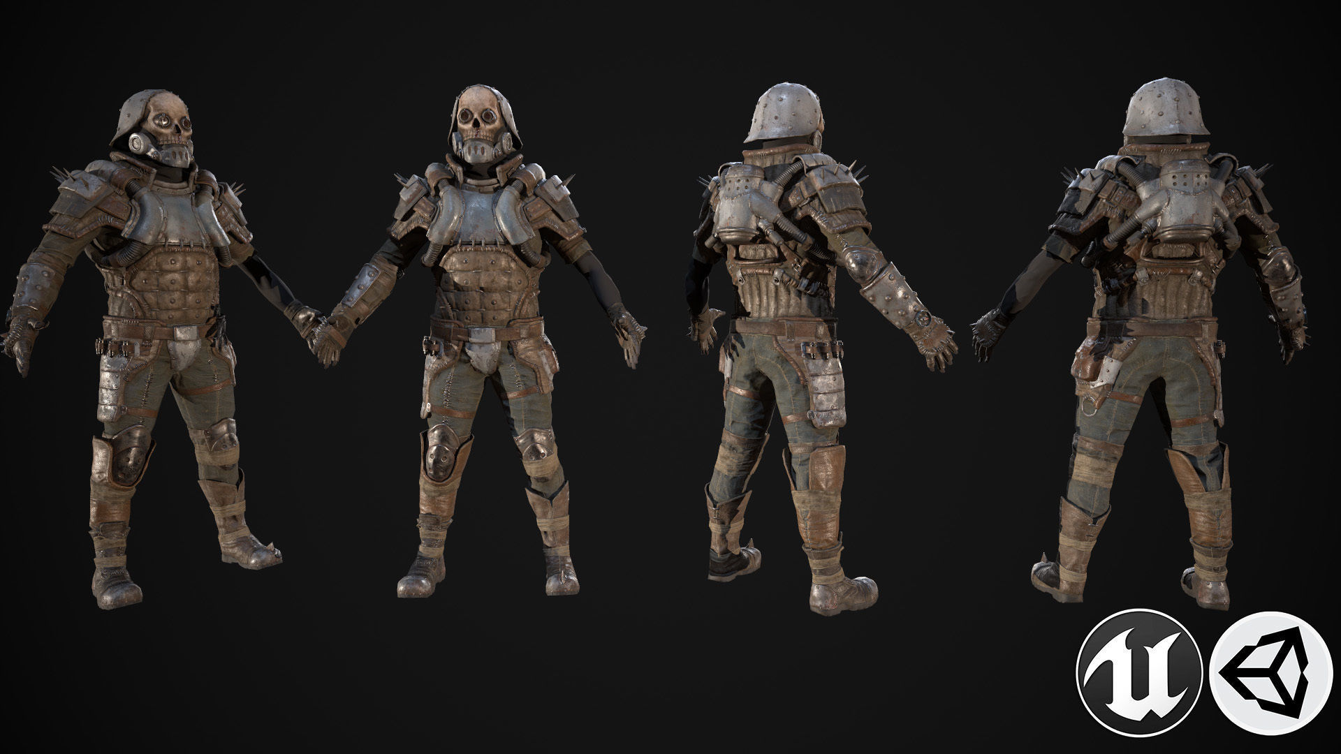 3D model Skull armor 1 VR / AR / low-poly | CGTrader