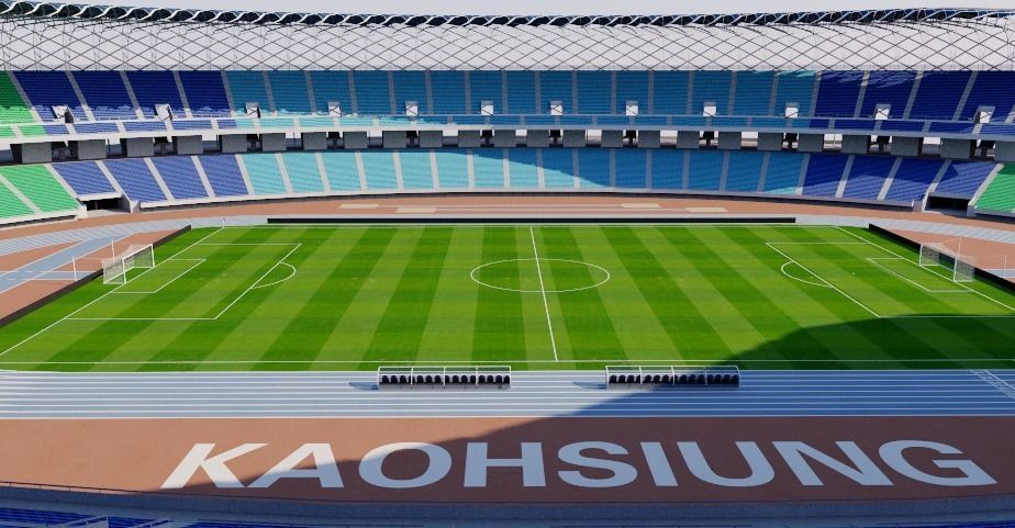 National Stadium Kaohsiung - Taiwan 3D model | CGTrader