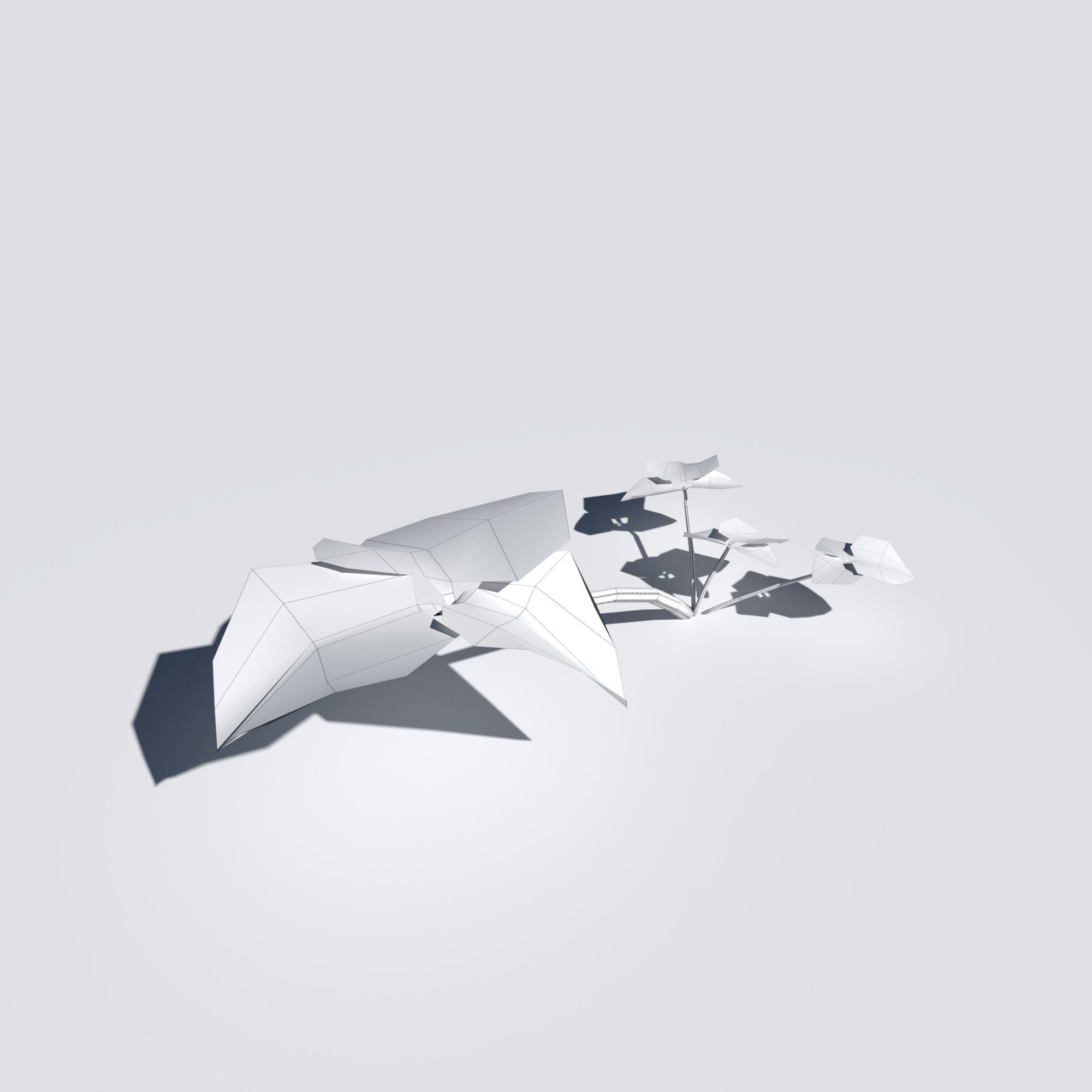 Creeping Buttercup Pack 3D model | CGTrader