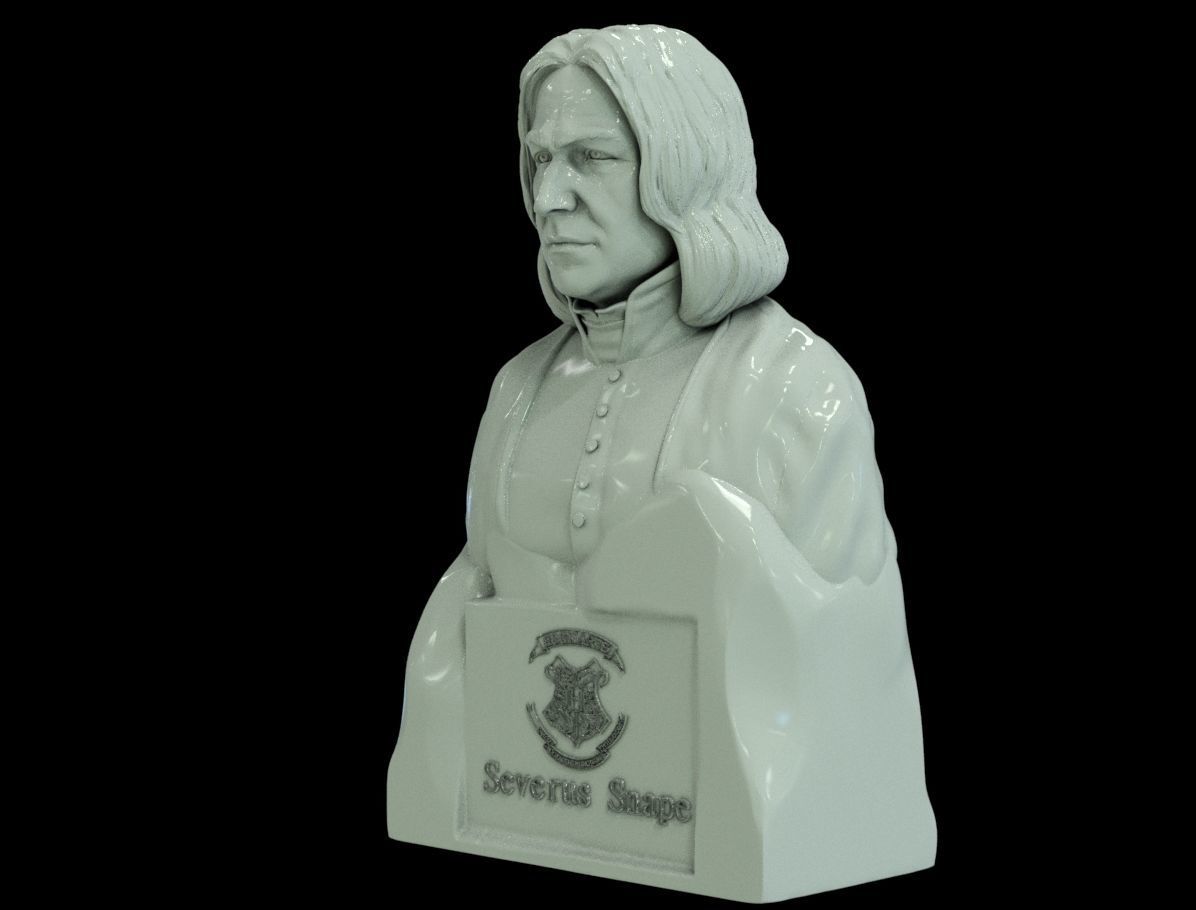 Severus Snape 3D model 3D printable | CGTrader