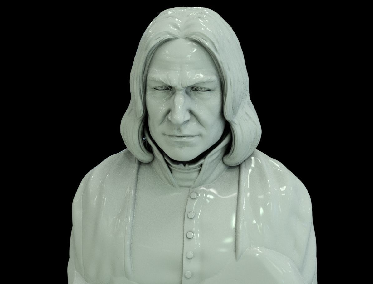 Severus Snape 3D model 3D printable | CGTrader
