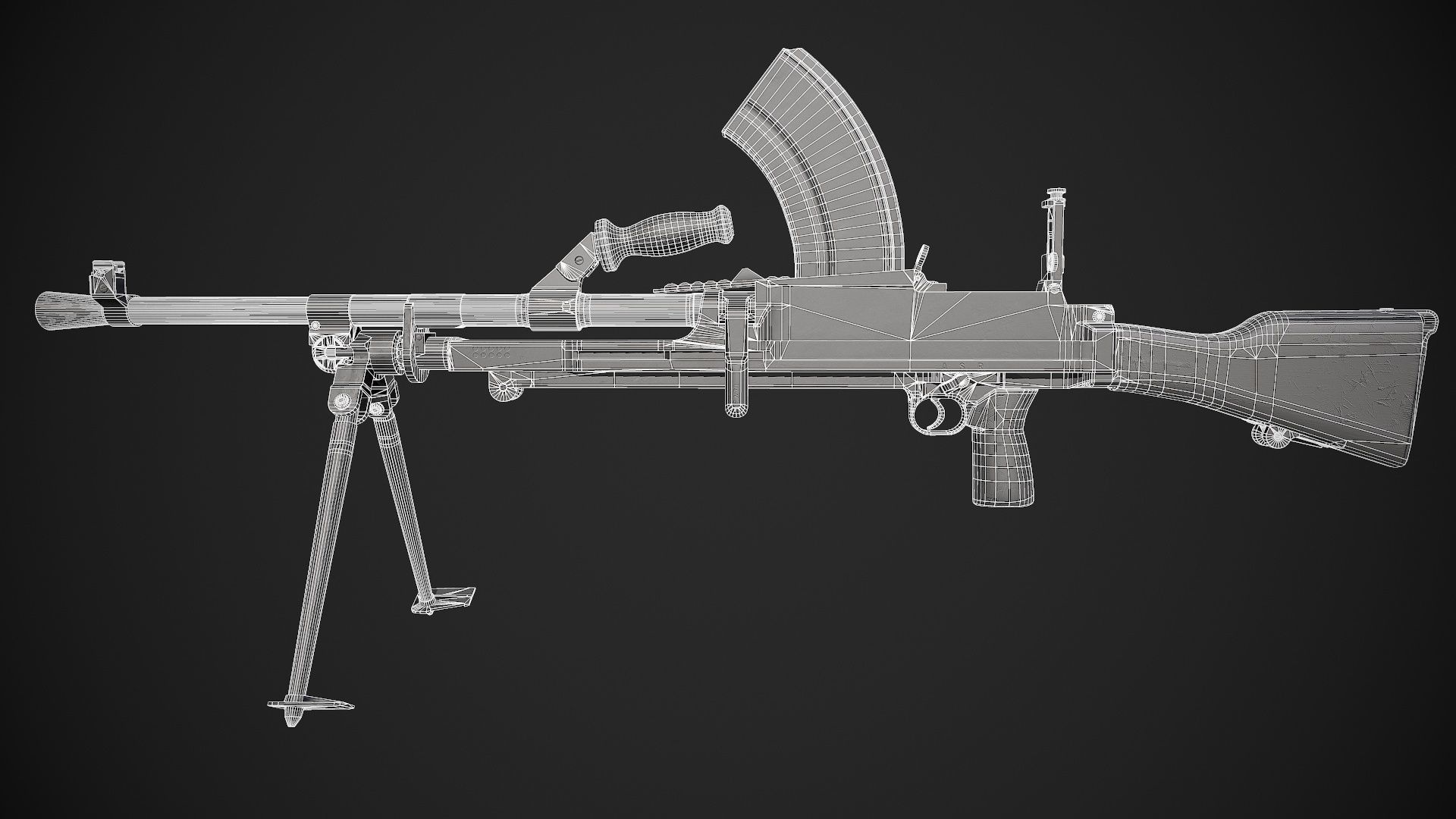 3D model Bren Mk II LMG VR / AR / low-poly | CGTrader
