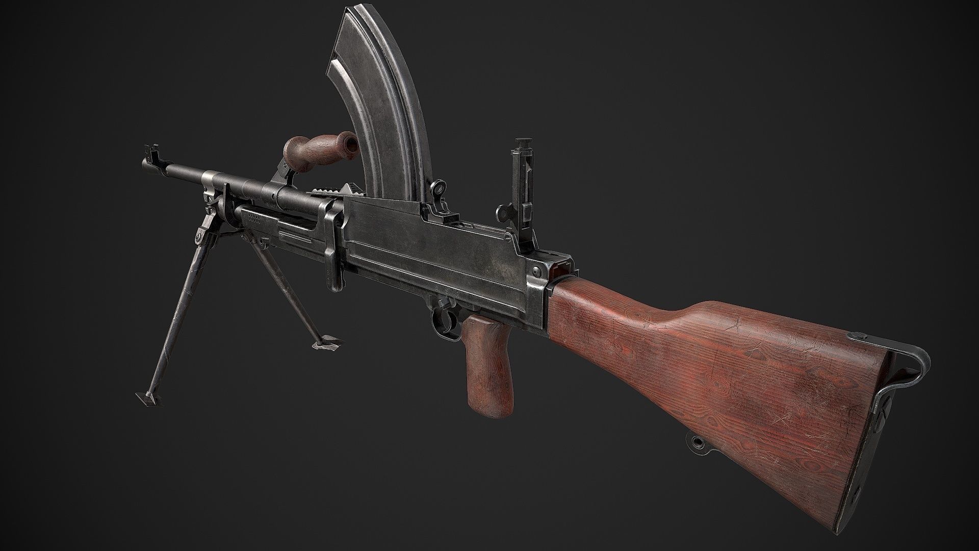 3D model Bren Mk II LMG VR / AR / low-poly | CGTrader