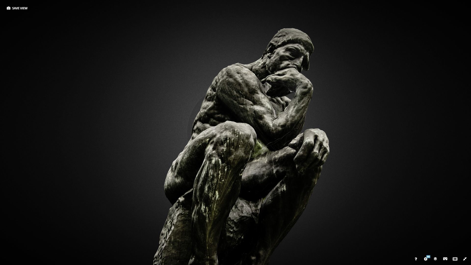Thinker high poly photogrammetry scan 3D model | CGTrader