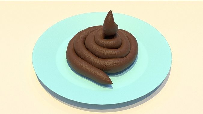 Poop 3D Model -SHIT free 3D model | CGTrader