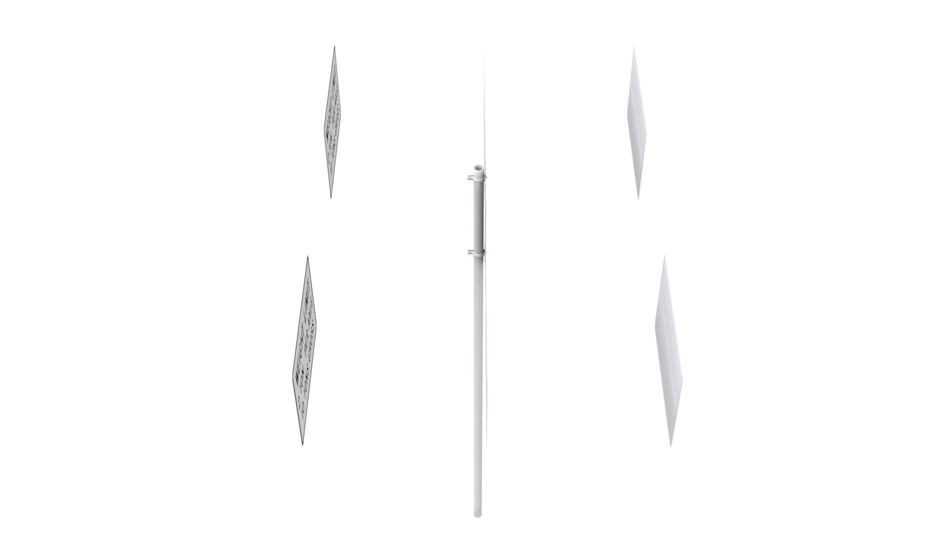 Road Sign - US - R12 Series Weight Limits 3D model | CGTrader