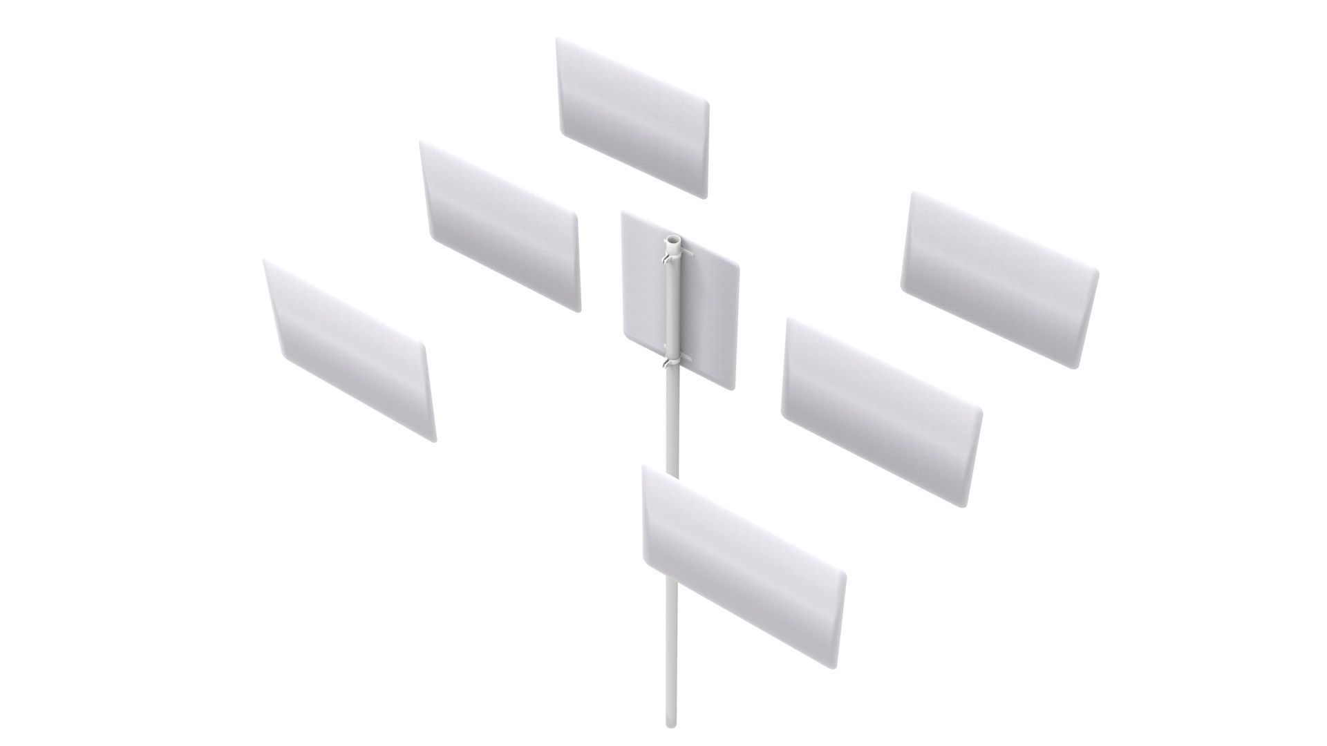 Road Sign - US - R12 Series Weight Limits 3D model | CGTrader