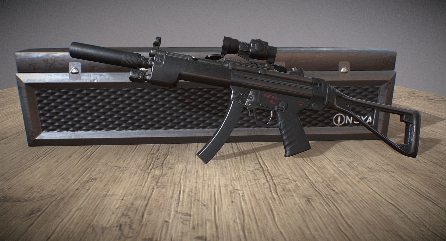 3D model MP5 A3 - Game Ready VR / AR / low-poly | CGTrader
