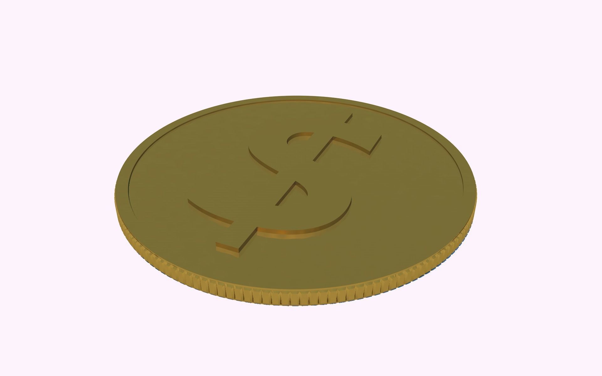 Coins dollar coin 3D model | CGTrader