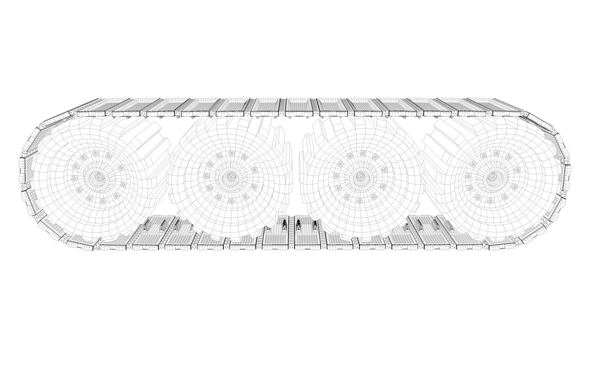 Tank wheel 3D model | CGTrader