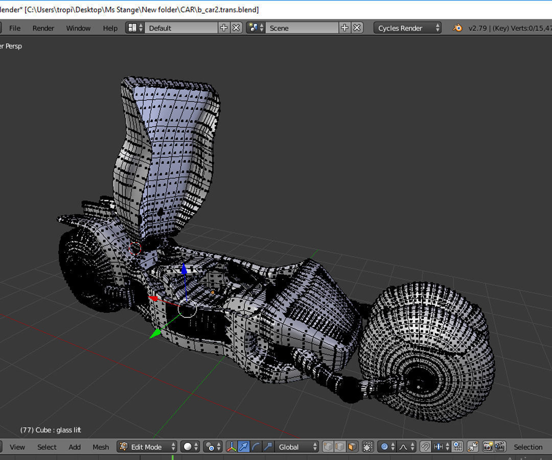 3D model Futuristic Bike VR / AR / low-poly | CGTrader