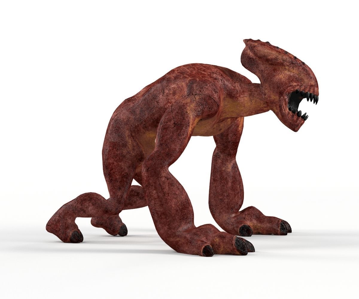 Alien Monster 3D model rigged | CGTrader