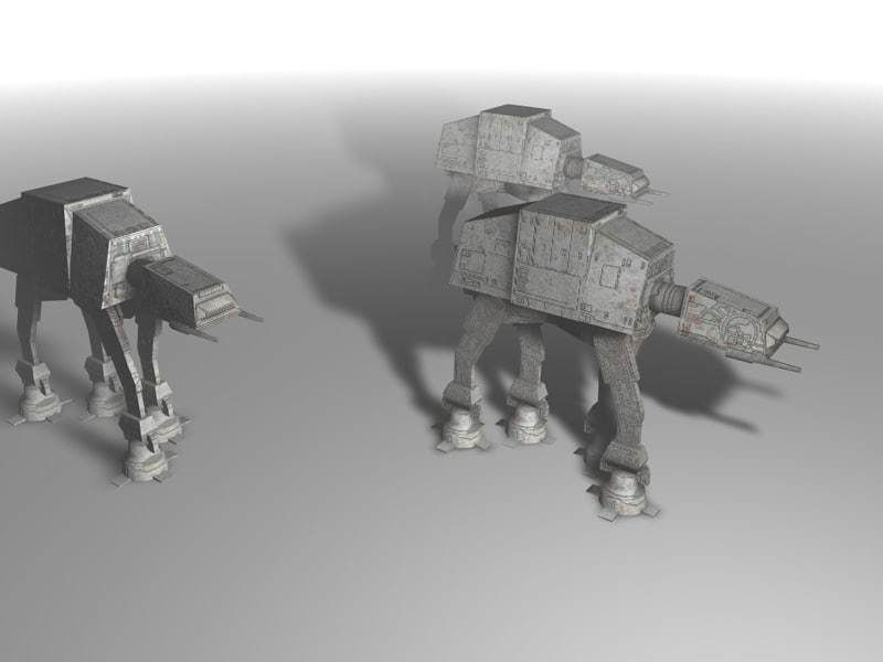 3D model Star Wars - Lowpoly Vehicles VR / AR / low-poly | CGTrader
