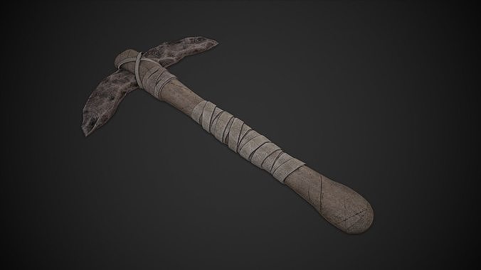 3D model Stone Pickaxe VR / AR / low-poly | CGTrader