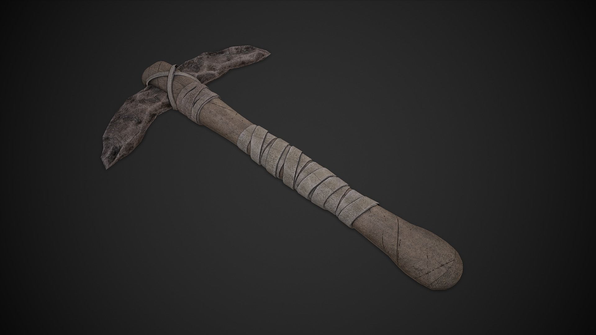 Stone Pickaxe 3D asset | CGTrader