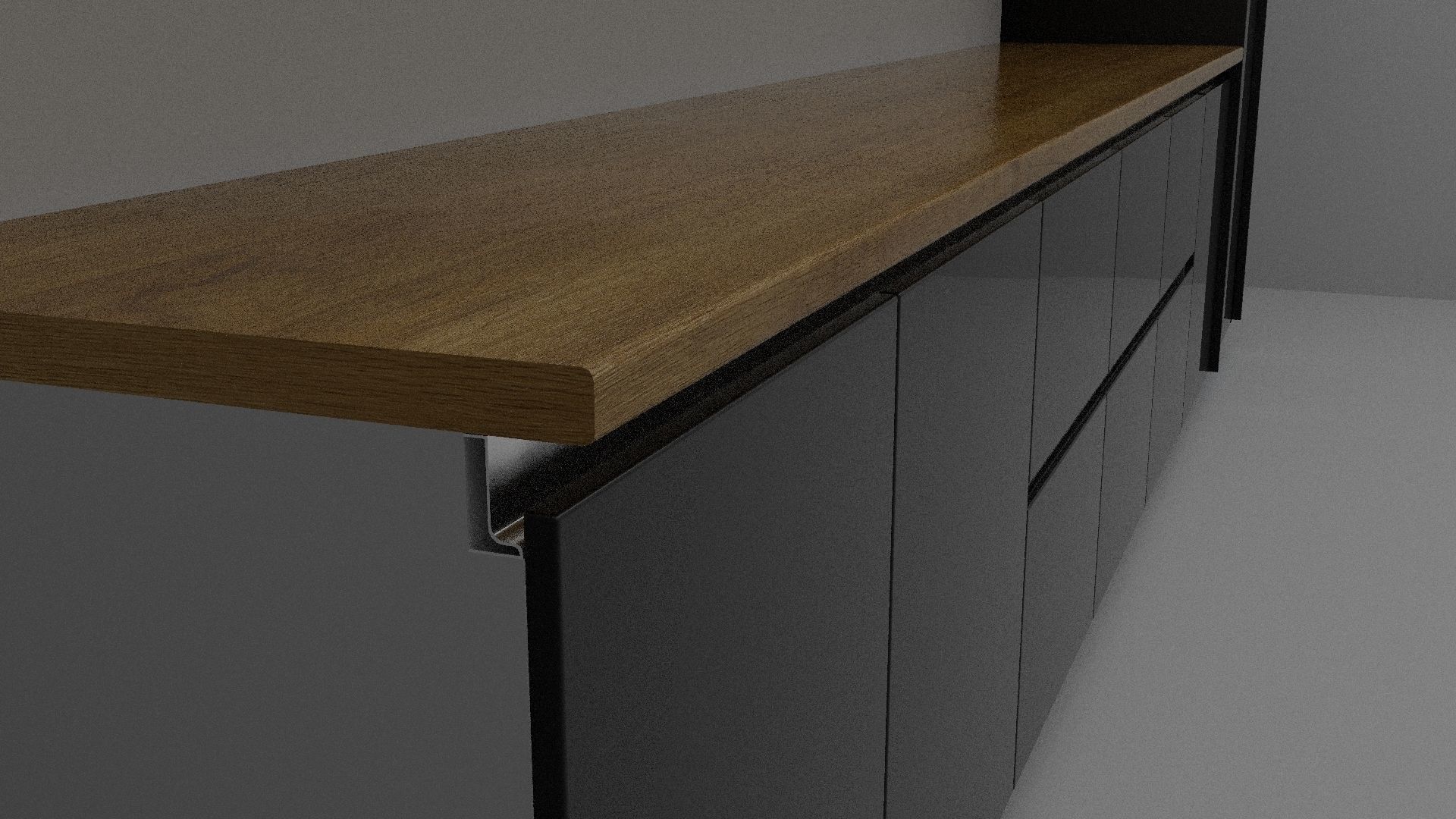 hi-tech Kitchen 3D model | CGTrader